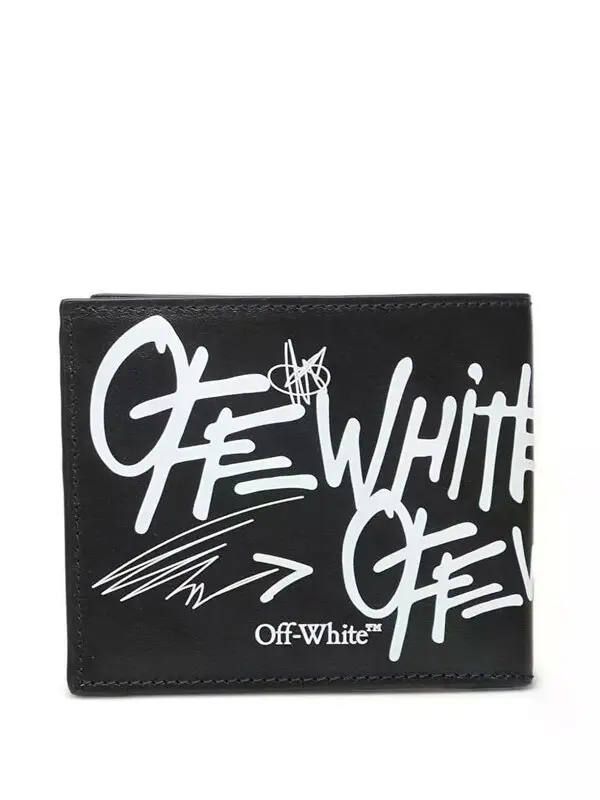 Off-White Logo-detail Bifold Wallet - Black