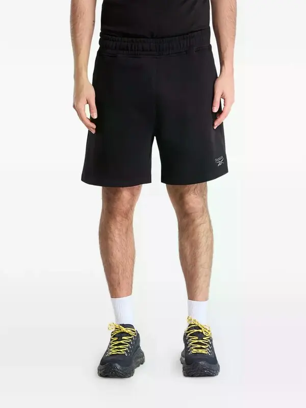 REEBOK Elastic Waist Shorts - Black