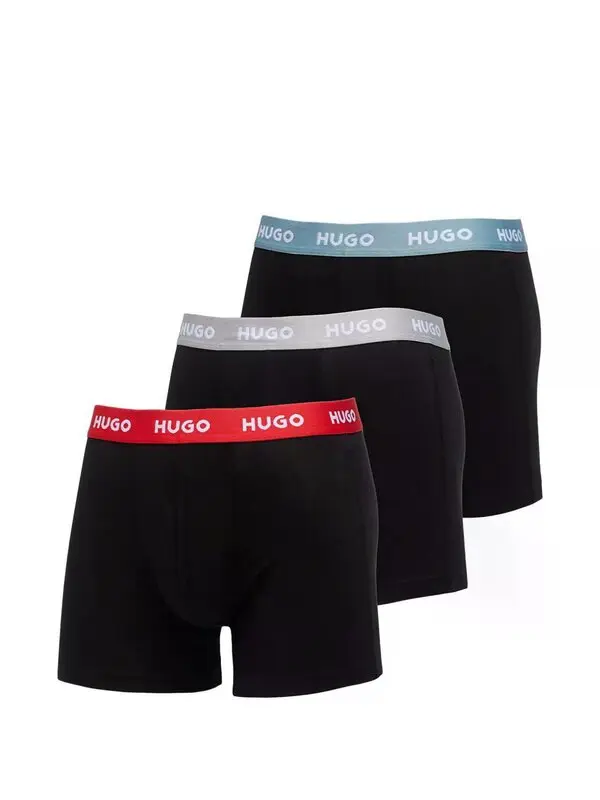 Hugo Logo-waistband Boxers Set - Black