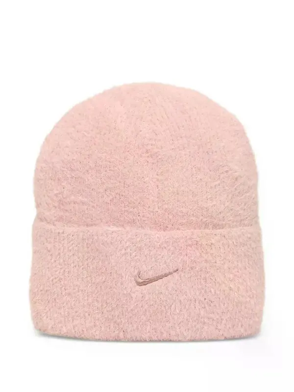 Nike Logo-embroidered Beanie - Pink