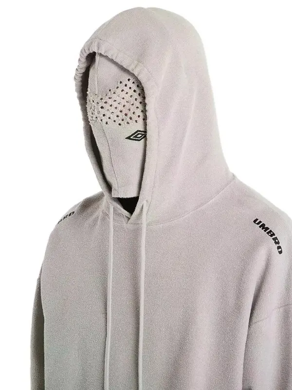 UMBRO X Slam Jam Lasered Masked Hoodie - Neutrals