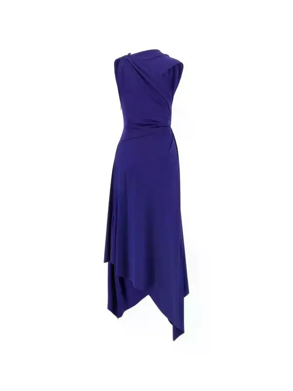 Victoria Beckham Asymmetric Dress - Blue