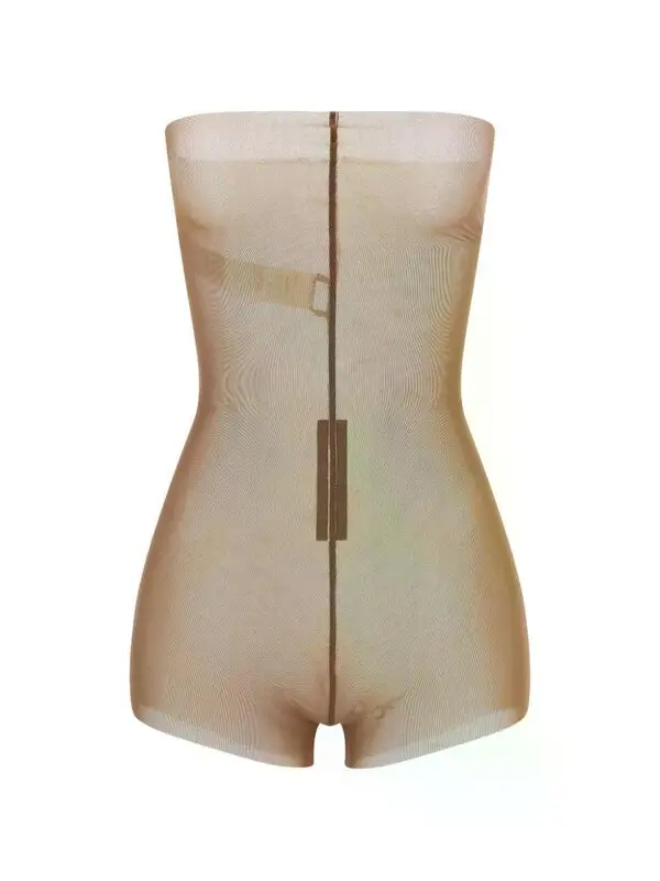 Rick Owens Transparent Playsuit - Neutrals