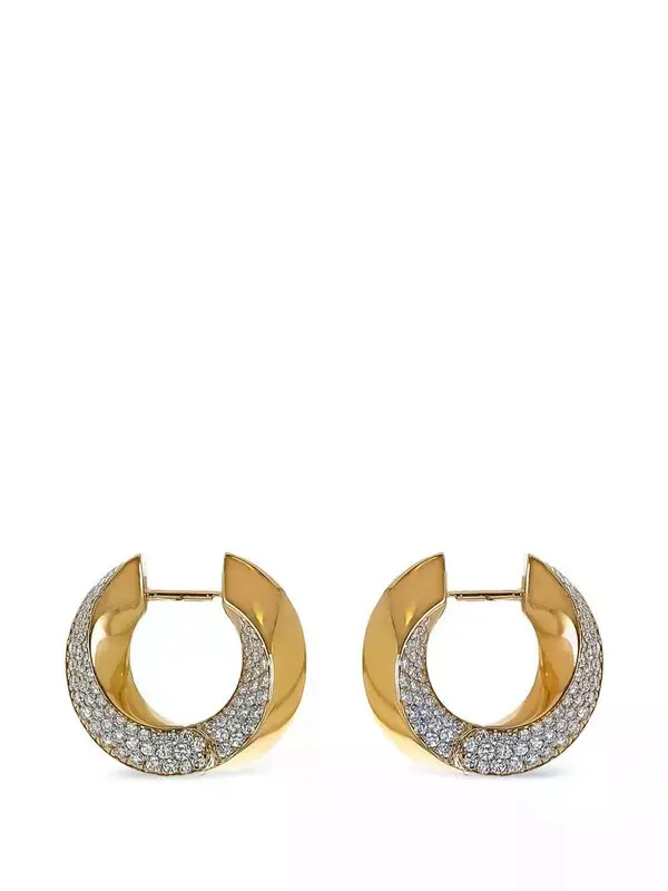 ENGELBERT Aurea Spira Diamond Earrings - Gold