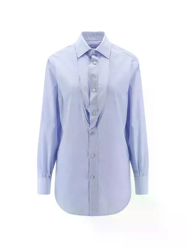 MAISON MARGIELA Cotton Shirt - Blue