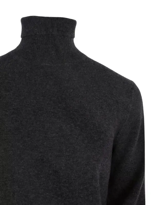 Corneliani Roll Neck Knit Shirt - Grey