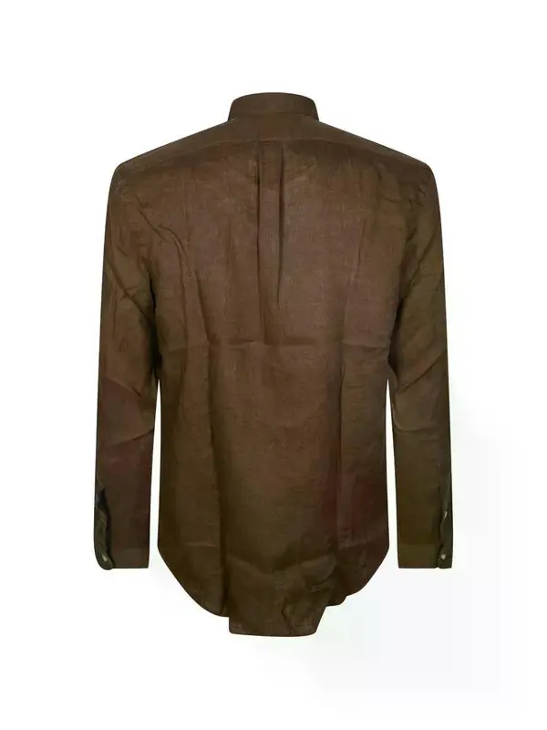 Polo Ralph Lauren Embroidered-logo Shirt - Brown