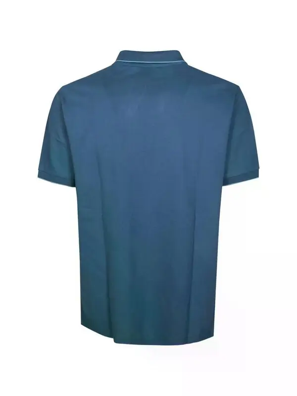 SUN 68 Contrasting-trims Polo Shirt - Blue