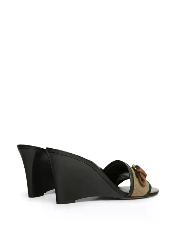 Isabel Marant Étoile Abryel Open-toe Wedge Mules - Green