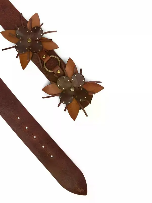 Isabel Marant Étoile Aska Floral-embellishment Leather Belt