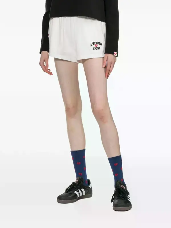 AAPE BY *A BATHING APE Logo-embroidered Shorts