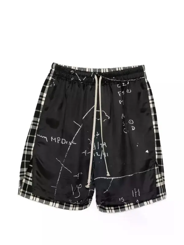 Rick Owens Graphic-print Shorts