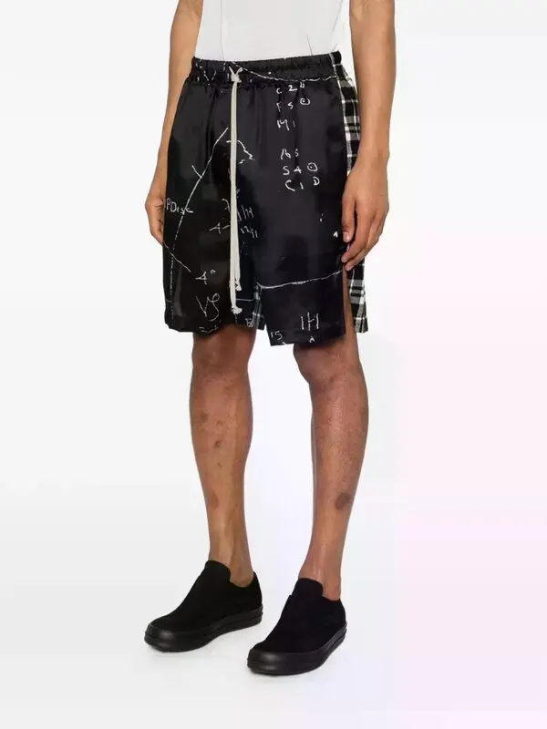 Rick Owens Graphic-print Shorts