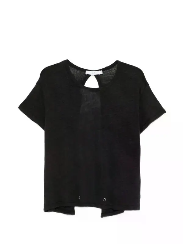 IRO PARIS Sorenza Open-back T-shirt - Black
