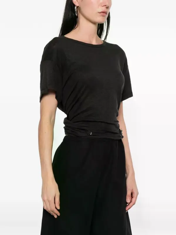 IRO PARIS Sorenza Open-back T-shirt - Black