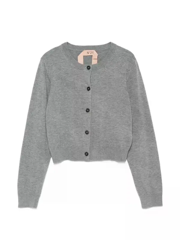 N°21 Buttoned Cardigan - Grey