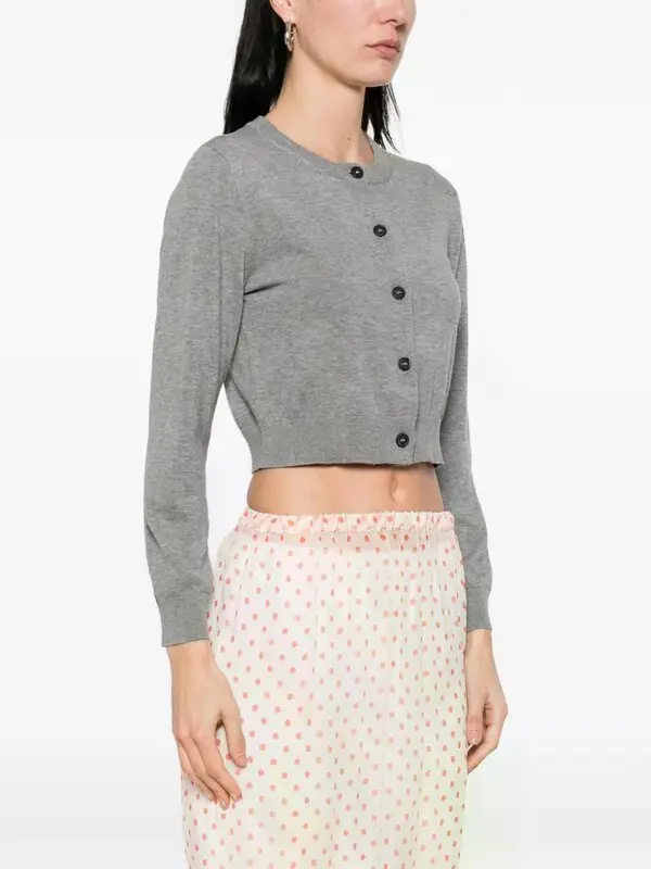 N°21 Buttoned Cardigan - Grey