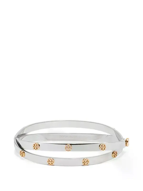 Tory Burch Icon Double Bracelet - Silver