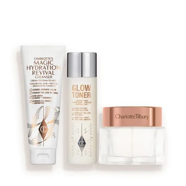 Charlotte Tilbury Charlotte's Magic Cleanse, Tone & Glow Set - One-color
