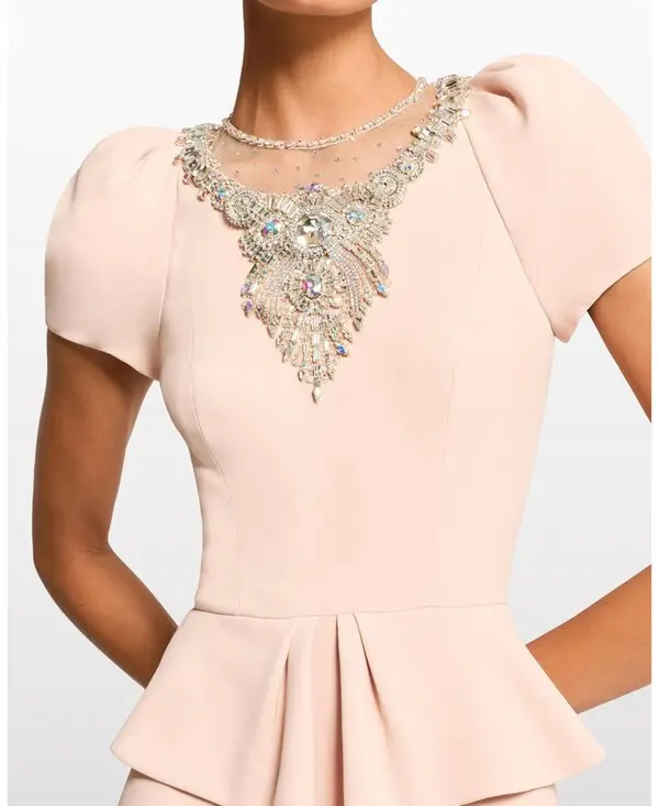 Jenny Packham Nocturne Maxi Dress - Morganite