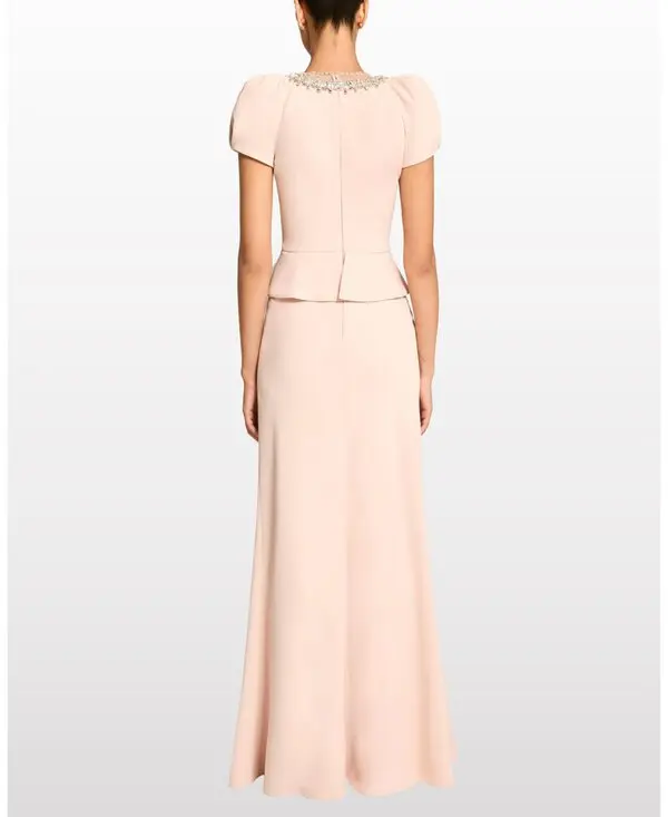 Jenny Packham Nocturne Maxi Dress - Morganite