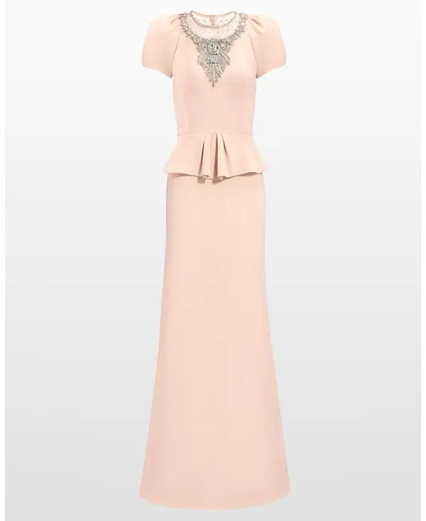 Jenny Packham Nocturne Maxi Dress - Morganite