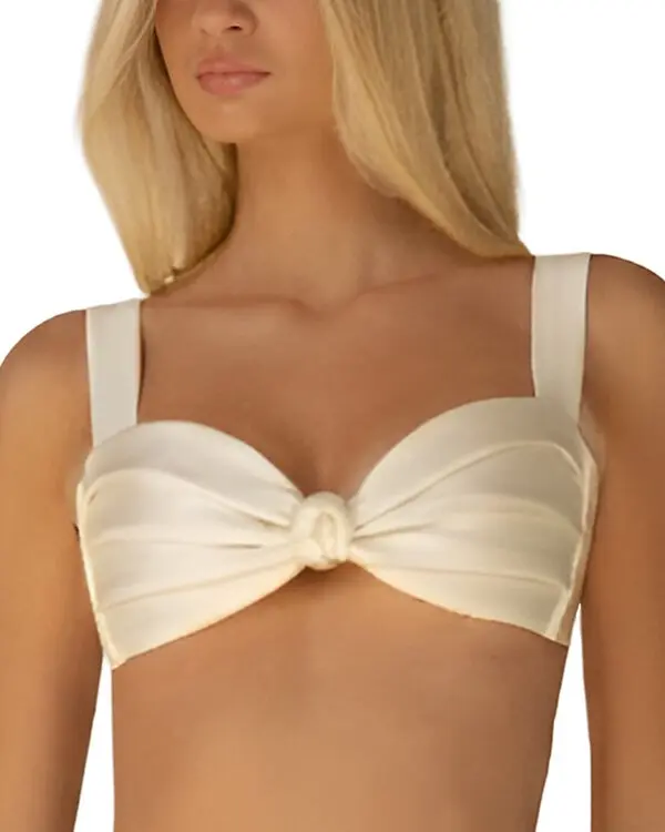 MONTCE Hayden Bikini Top - Cream Silkie