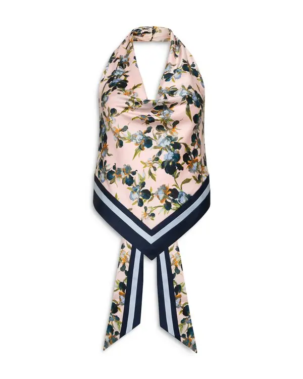 Cinq À Sept Trailing Iris Asher Top - Rosy Cloud