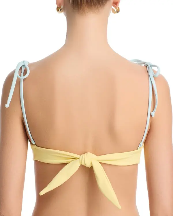 MONTCE Bandeau Bikini Top With Ring Detail - Sunshine Binded