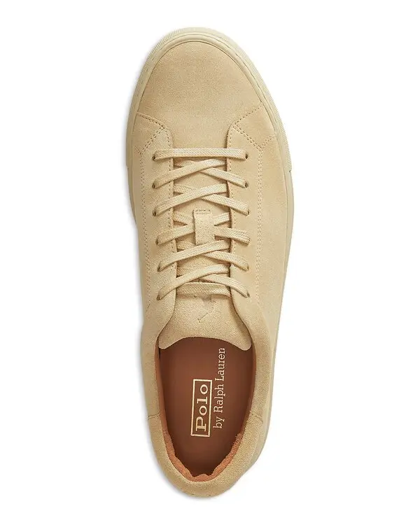 Polo Ralph Lauren Jermain Leather Sneakers - Tan