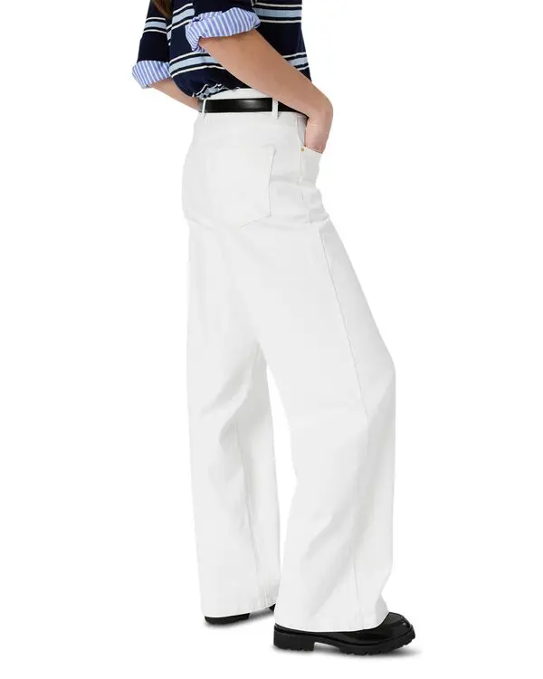 Gerard Darel Aelina High-rise Straight Jeans - White