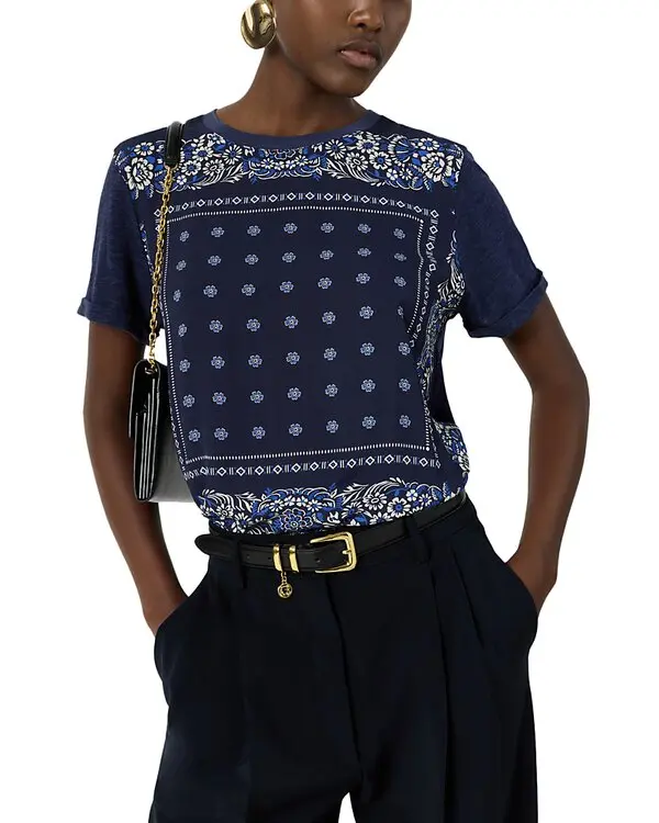Gerard Darel Manolia Tee - Navy