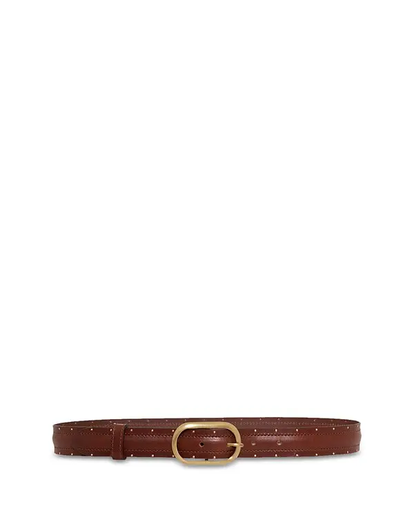 Gerard Darel Honore Leather Belt - Brown