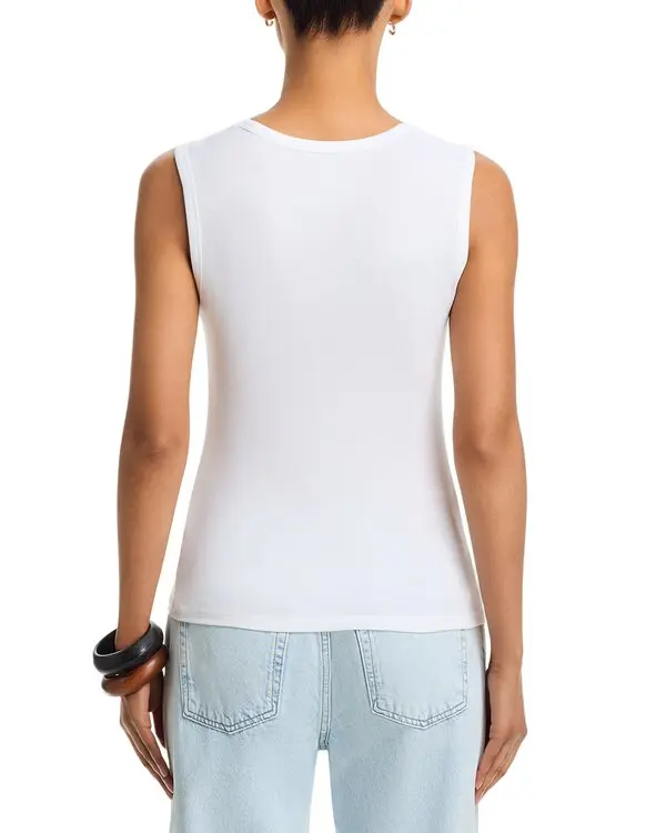 Majestic Filatures Soft Touch V-neck Tank Top - Blanc