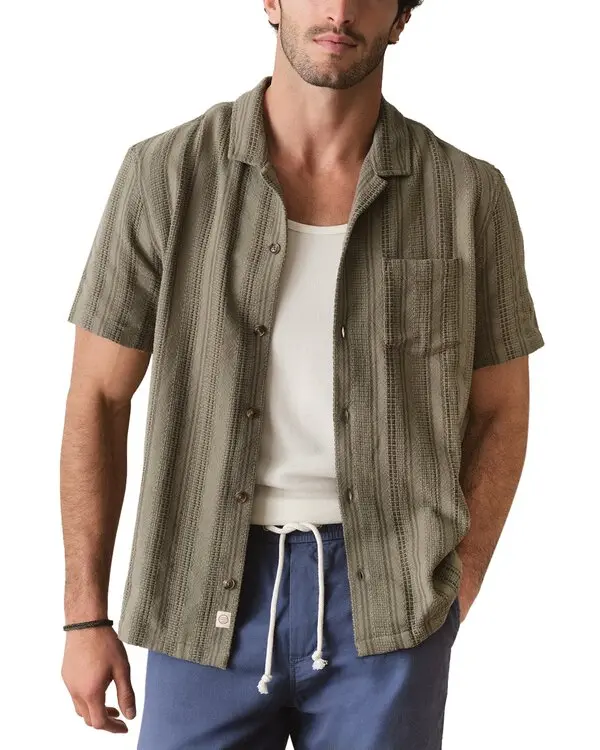 Marine Layer Dobby Stripe Resort Shirt
