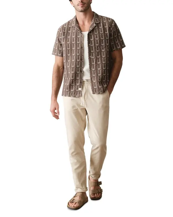 Marine Layer Patterned Dobby Resort Shirt