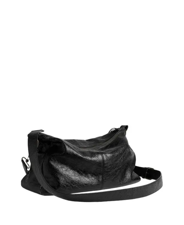Balenciaga Le City Moto Medium Shoulder Bag - Black