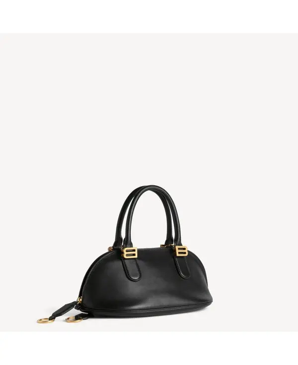 Balenciaga Bolero Bowling Bag Mini - Black