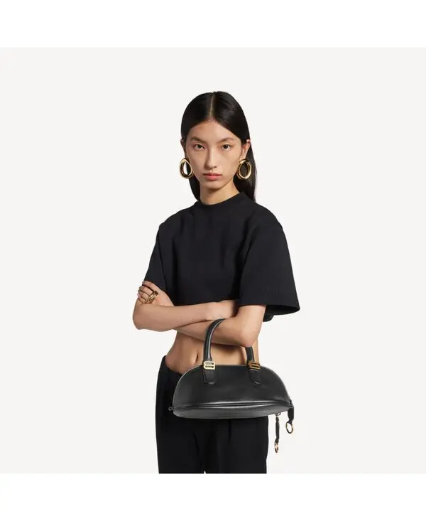 Balenciaga Bolero Bowling Bag Mini - Black