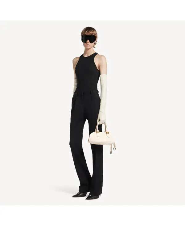Balenciaga Bolero Bowling Bag Mini - Cream