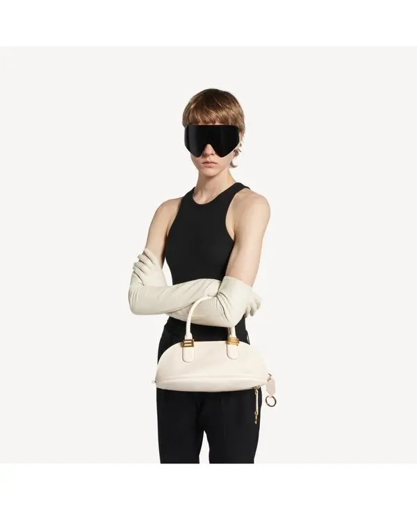Balenciaga Bolero Bowling Bag Mini - Cream