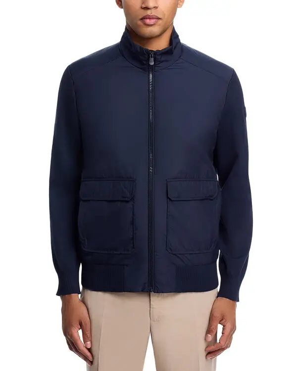 SAVE THE DUCK Alfo Hybrid Sweater Jacket - Navy Blue