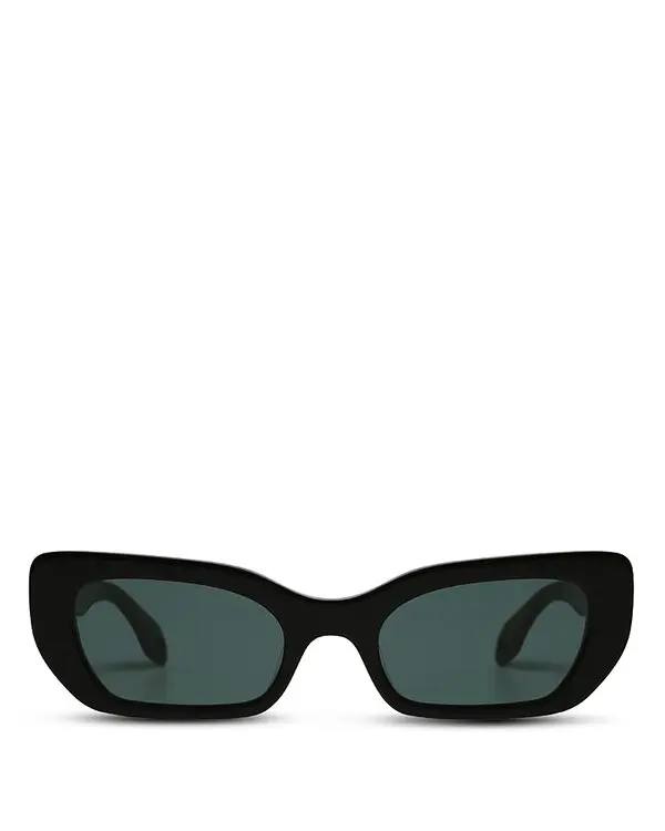 ELISA JOHNSON Cookie Cat Eye Sunglasses, 54mm - Gloss Black