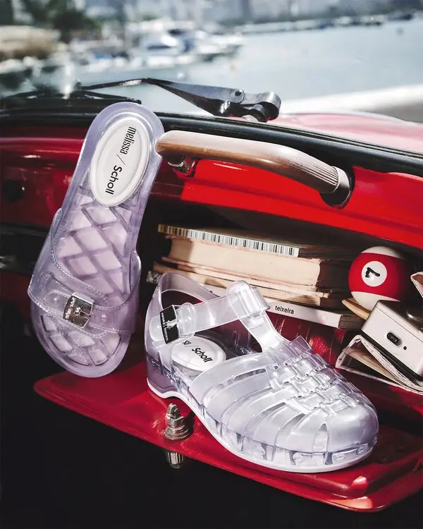 Melissa Possession Pescura + Scholl Sandals - Clear