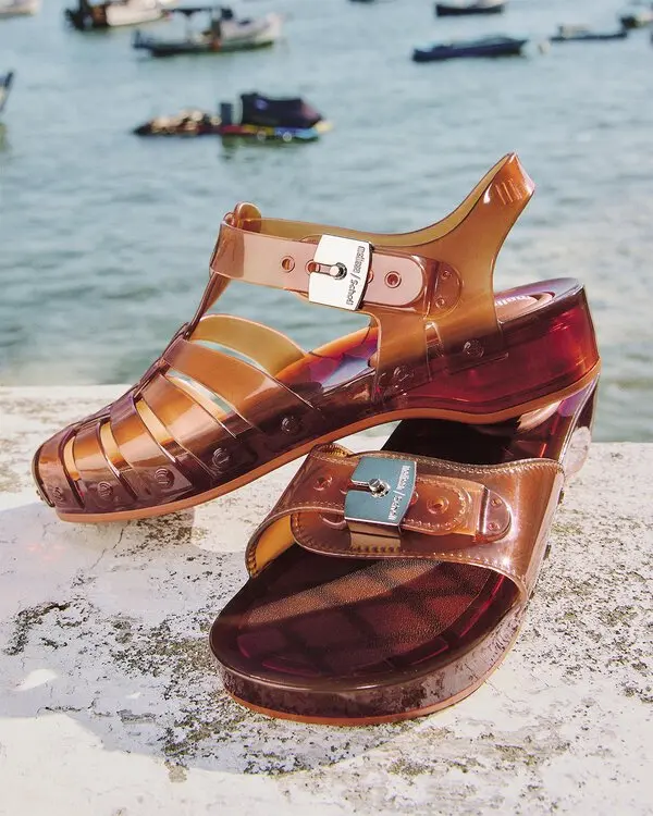 Melissa Possession Pescura + Scholl Sandals
