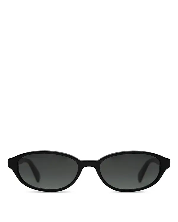ELISA JOHNSON Dakota Cat Eye Sunglasses - Gloss Black