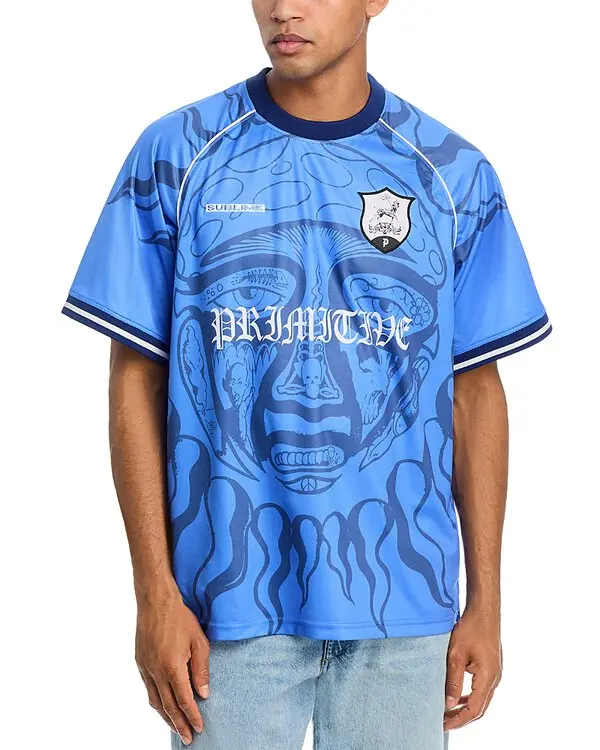 PRIMITIVE SKATE X Sublime Graphic Print Soccer Jersey