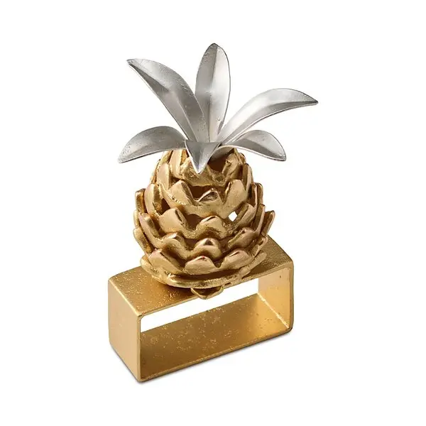 KIM SEYBERT Sunny Isles Napkin Ring In Gold & Silver - Gold/silver