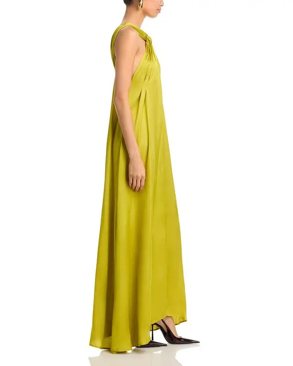 princess polly kalico halter dress Kaiko Halter Mini Dress Yellow main image 1