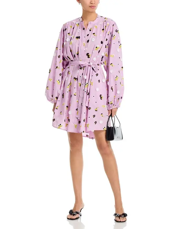 Essentiel Antwerp Embroidered Cotton Dress